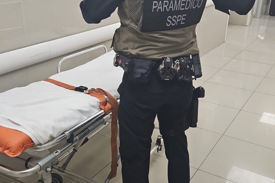 Acude SSPE como primer respondiente ante labor de parto en Conchos - LetyVillarreal