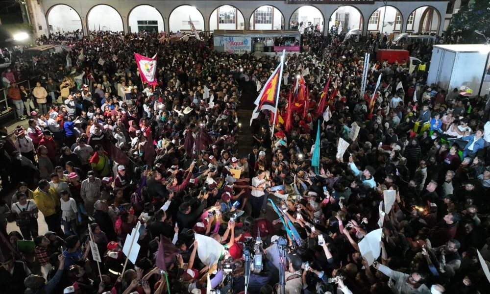 En su antepenúltimo encuentro con el pueblo de México, Claudia ...